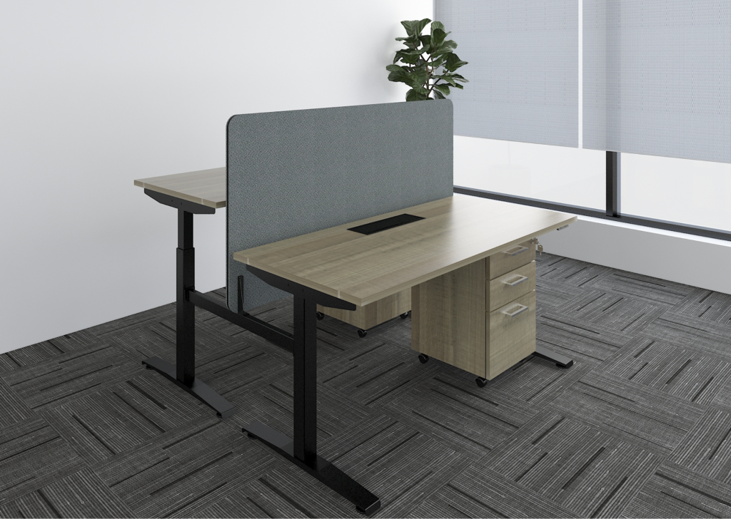 Ergonomic Smart Desk 2 (Cluster of 2) - Anew Workspace
