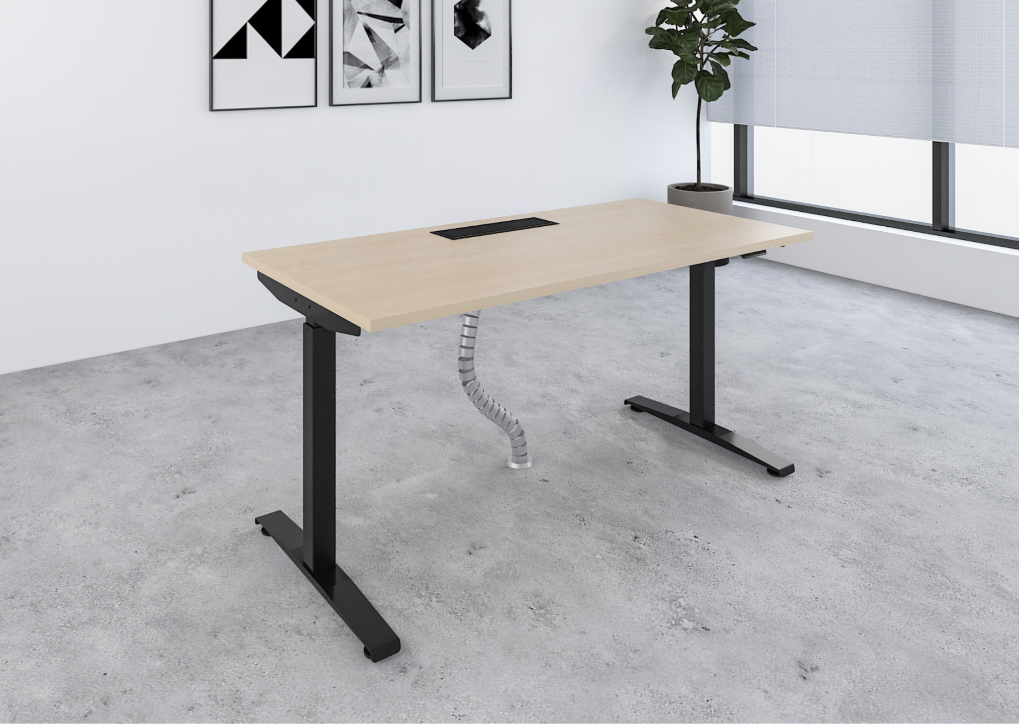 Ergonomic Smart Desk 1 (Single Table) - Anew Workspace